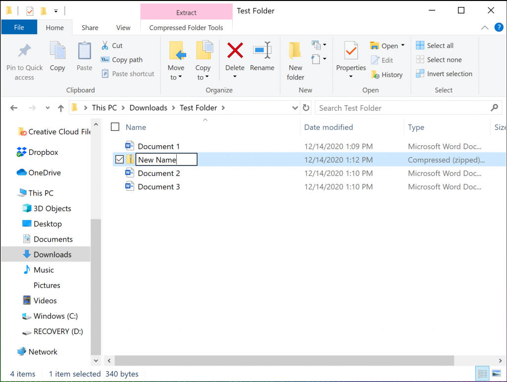 How to Create a Zip File in Windows 10 - Techozu