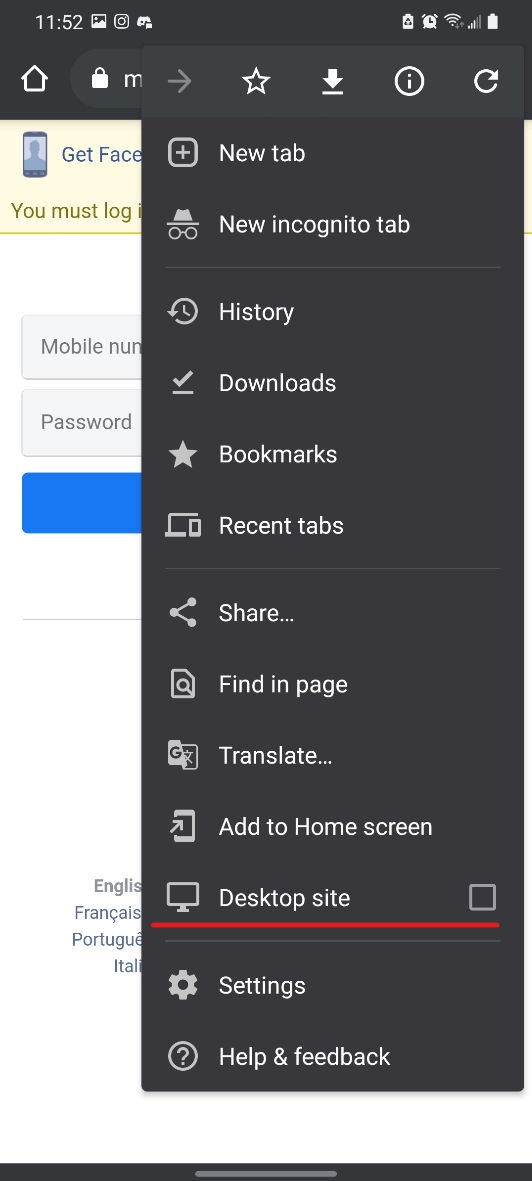 How to Use the Full Facebook Desktop Site on Mobile - Techozu