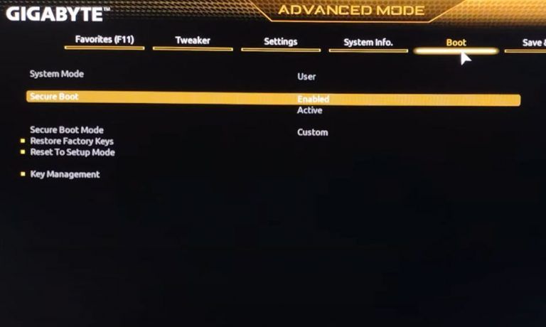 How To Enable Secure Boot On Gigabyte Motherboard Techozu
