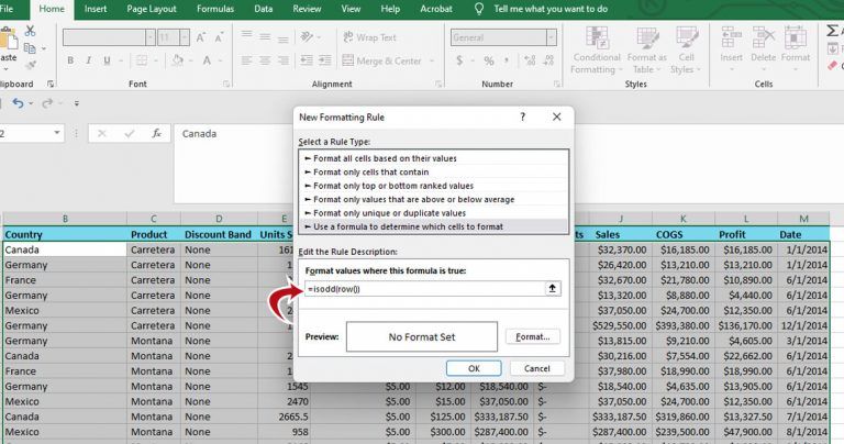 How to Shade Every Other Row in Excel - Techozu