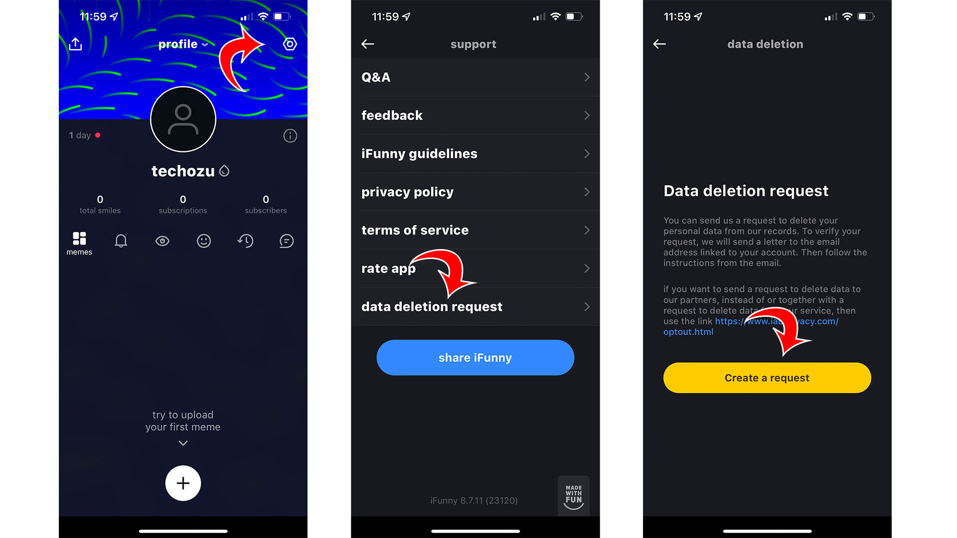 How to Delete iFunny Account - Techozu