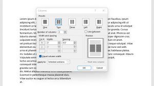 How to Create Columns in Word - Techozu