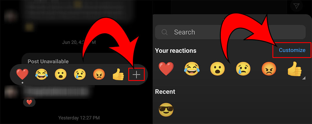 How to React to Messages on Instagram - Techozu