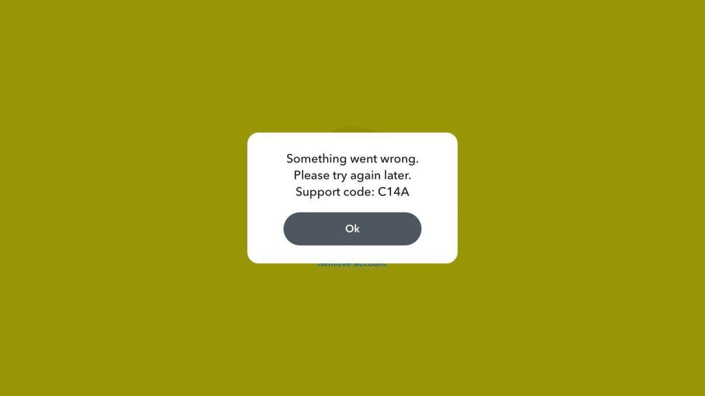 How to Fix Snapchat Support Code C14A - Techozu