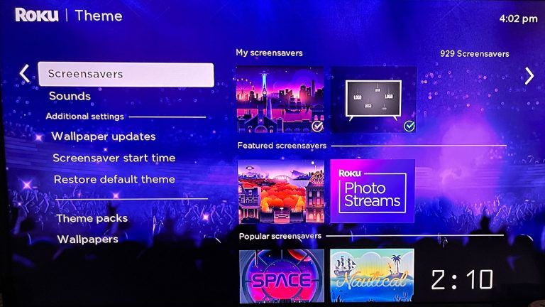 Roku: Changing Your Screensaver - Techozu